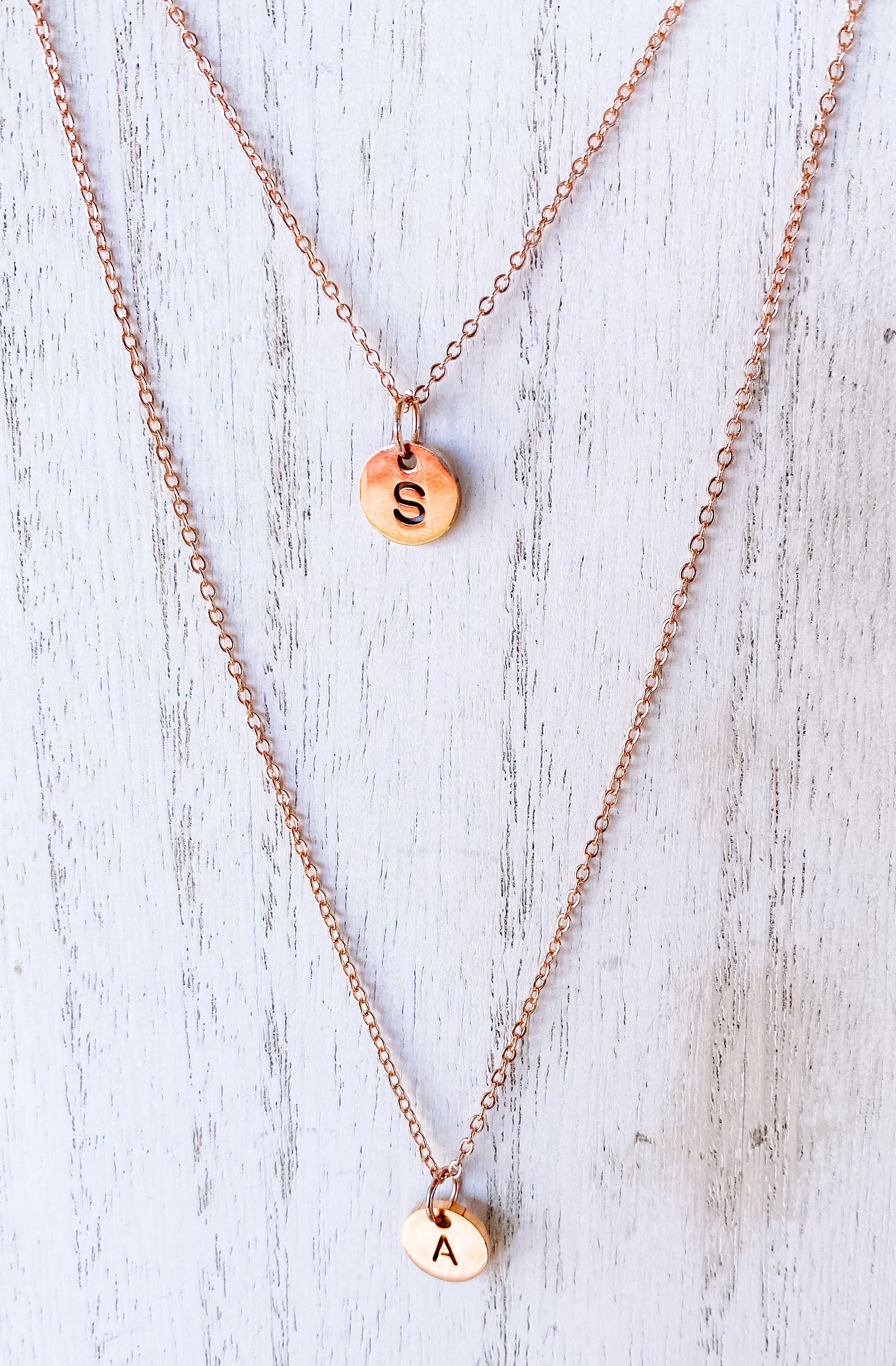 Custom intial necklace – Boho Beach Break